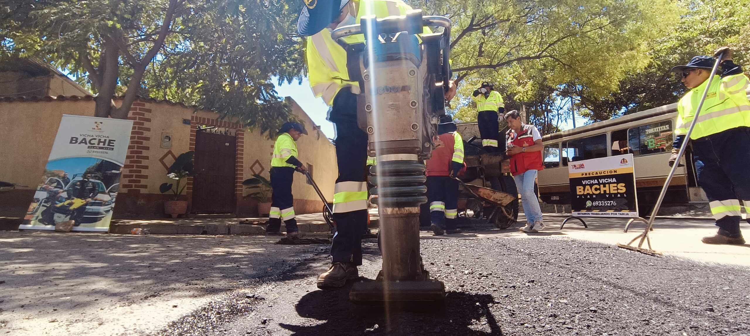 Plan “Vicha Vicha Baches” de la Alcaldía de Tarija ejecutó 50 mil m2 de ...